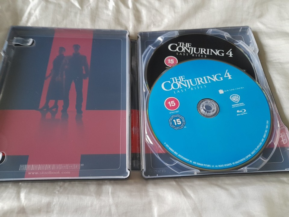 The Conjuring Last Rites - 4K UHD & Blu Ray Steelbook Mint Condition ...