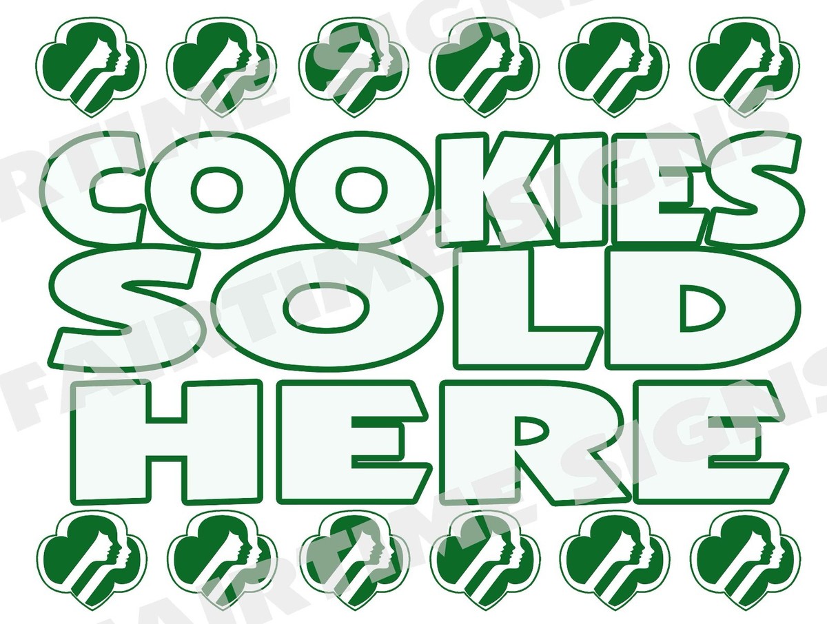 Printable Girl Scout Cookie Signs