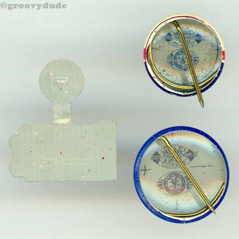 1938 George H Earle III Jones Mundy Logue PA Campaign Pin Pinback ...