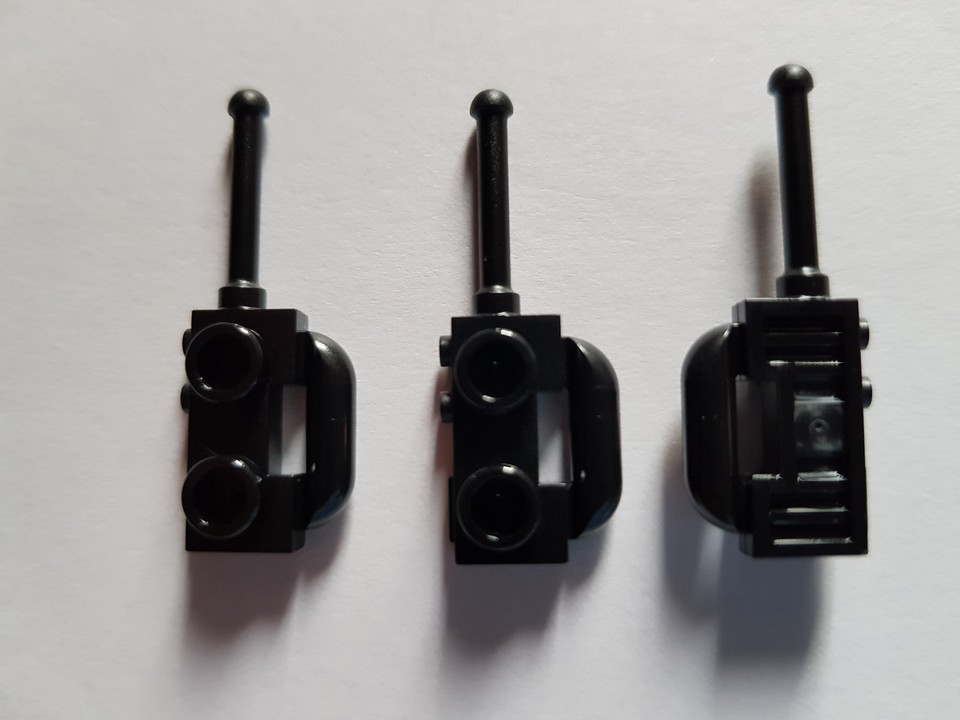 LEGO® 3 x 19220 Funkgerät für Minifiguren schwarz 6170545 (#BC03) Radio ...