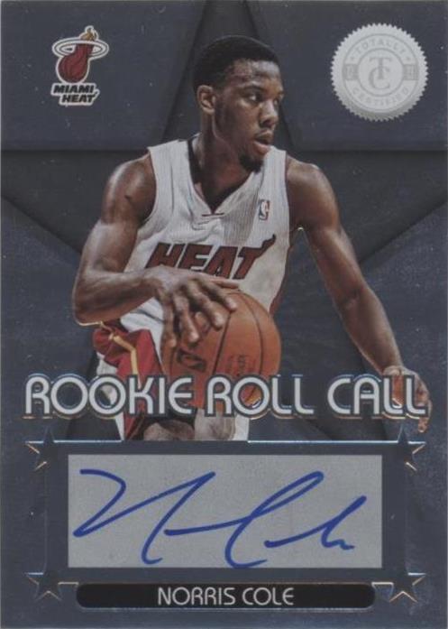 2012-13 Totally Certified - Rookie Roll Call Norris Cole #34 Silver (AU ...