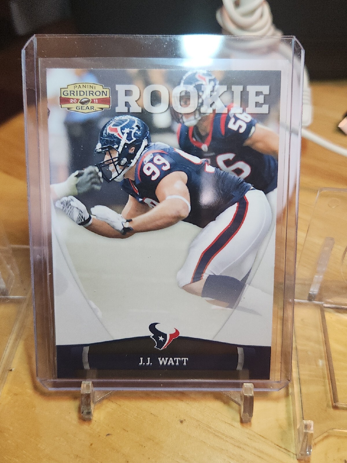 2011 GRIDIRON GEAR JJ WATT ROOKIE CARD HOUSTON TEXANS OFFENSE DESTROYER ...
