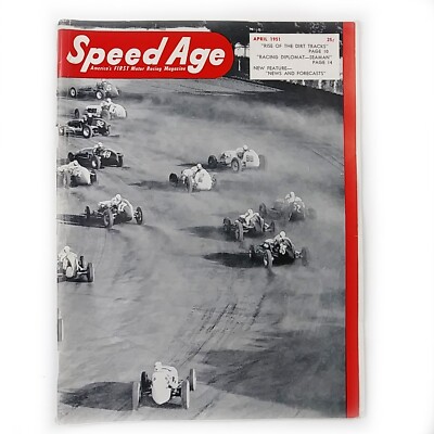 1951 Speed Age Magazine April 50 Pages America's First Motor Racing ...