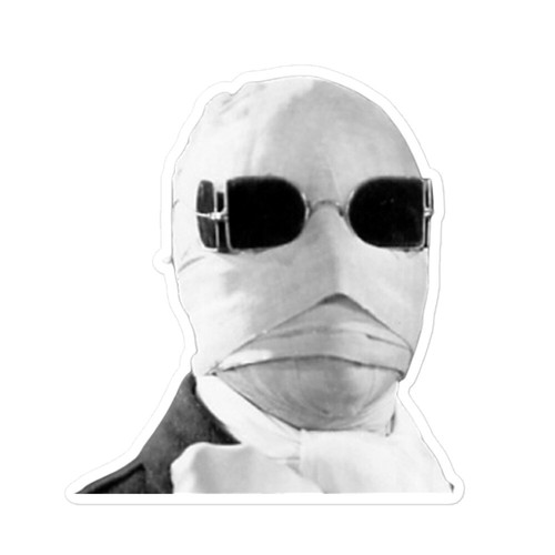 Invisible Man Horror Decal Sticker Halloween Spooky | eBay