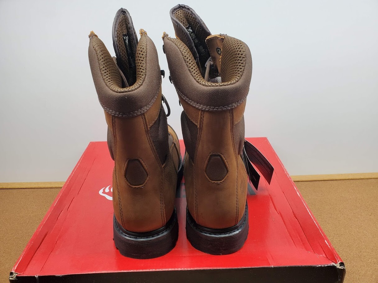 NEW MENS WOLVERINE BIG SKY BROWN W05551 COMPOSITE TOE WORK BOOTS 8 W 8. ...