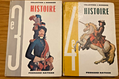 Collection J. Monnier Histoire Fernand Nathan 3e & 4e 1965 1966 French ...