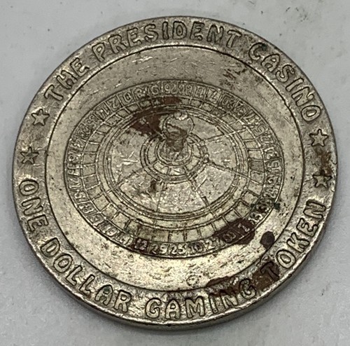 President Casino $1 Slot Gaming Token - Biloxi Mississippi MS ...