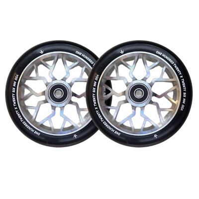 Blunt Envy 120mm Prodigy X Stunt Scooter Wheels - Pair - Black/Silver ...