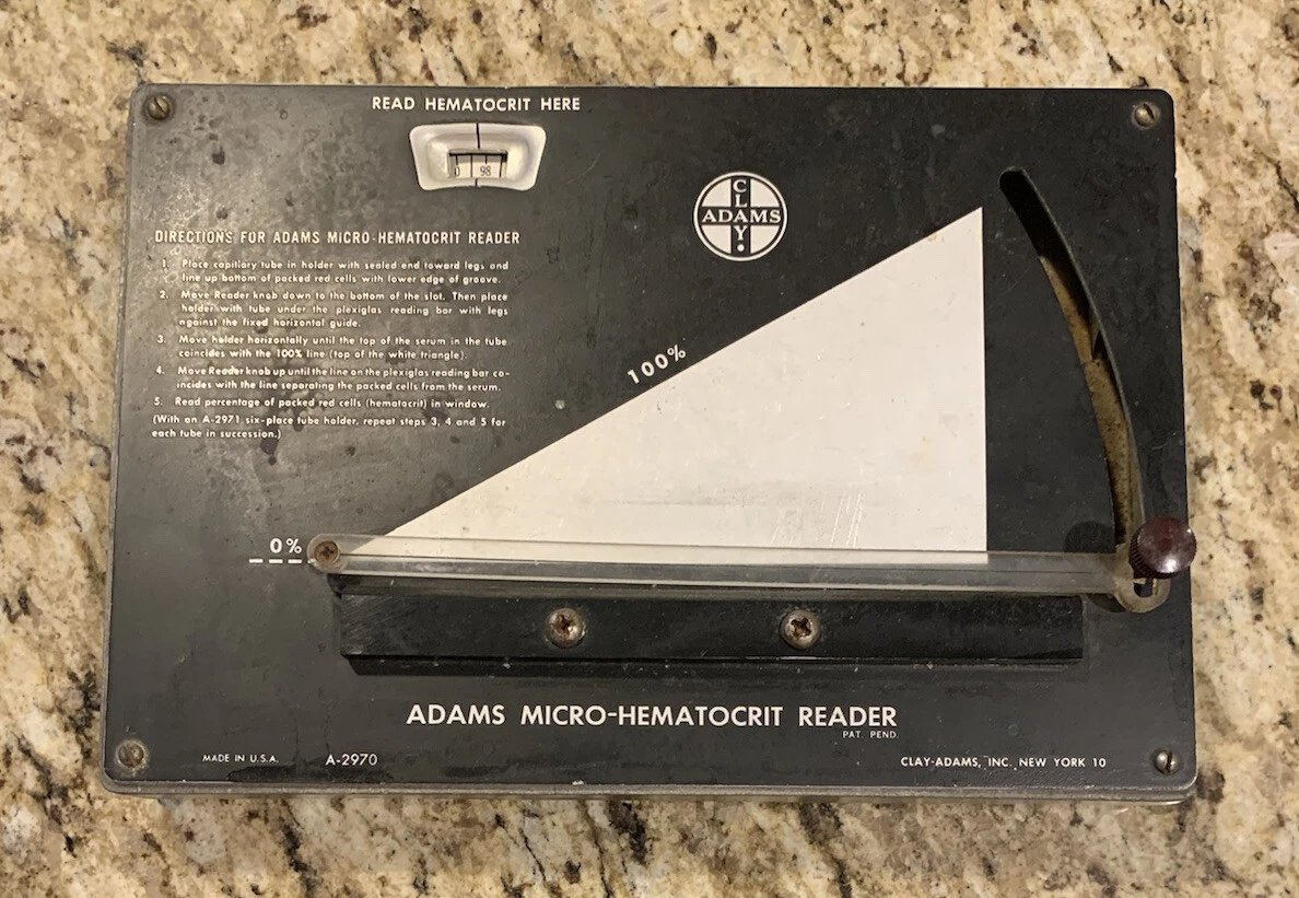 Microhematocrit Reader