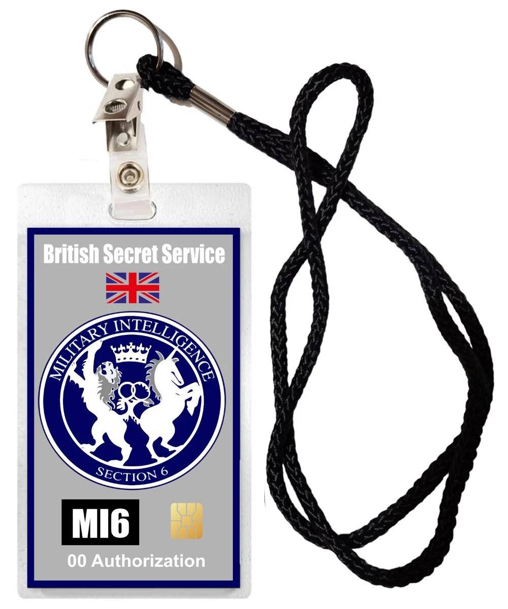 MI6 SIS British Secret Intelligence Agent Service ID Badge, 58% OFF