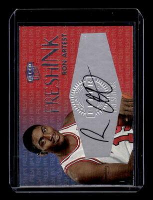1999-00 Ultra Fresh Ink #2 Ron Artest Auto - EXACT SCAN | eBay