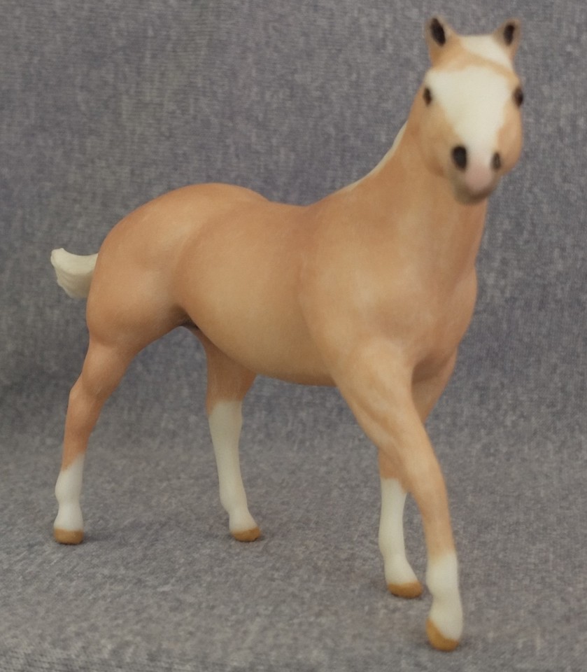 Breyer Custom Stablemate G1 Quarter Horse Stallion Palomino Jenn Tate ...