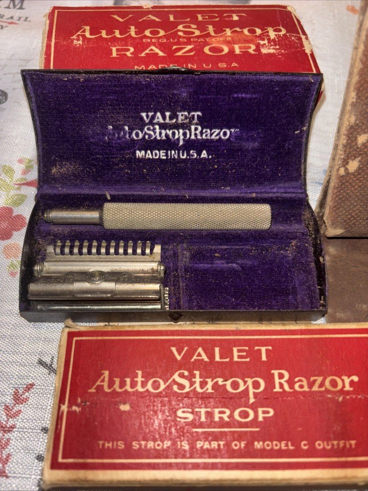 vintage Valet Auto Strop safety razor with strop & case and box ...