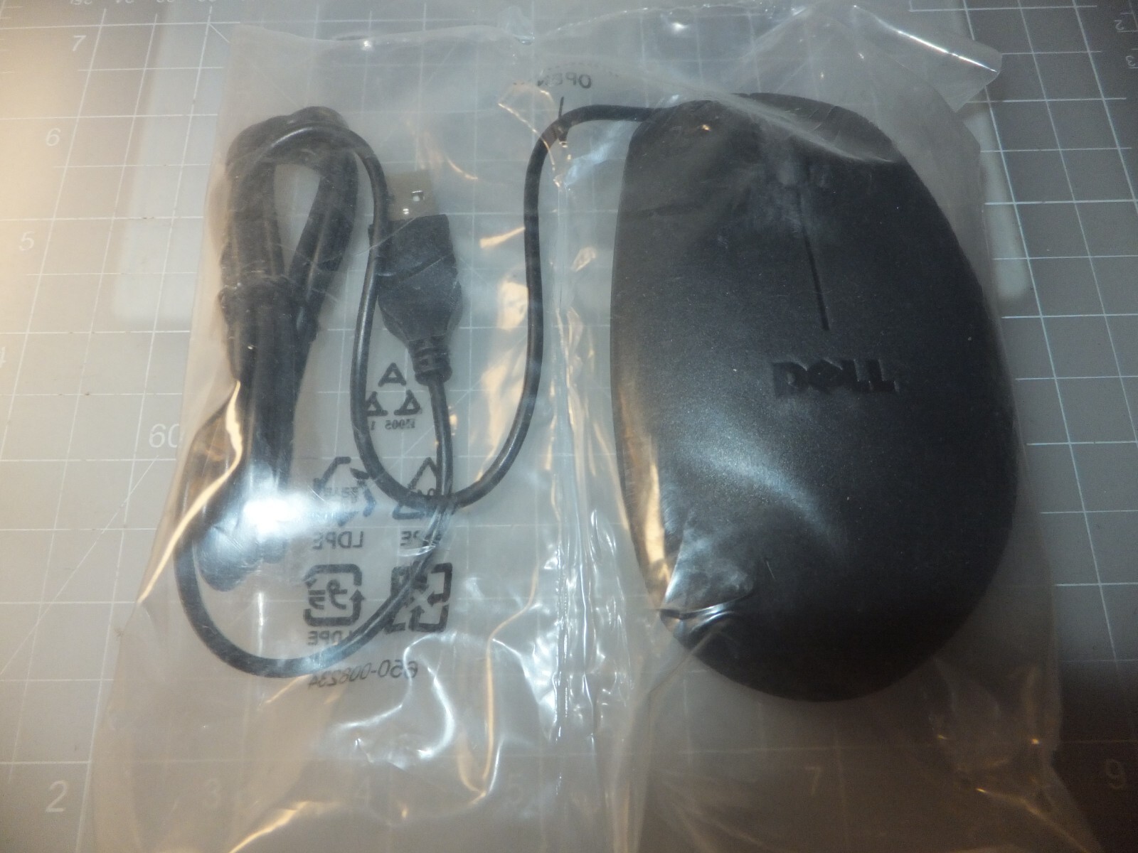 NEW SEALED Dell USB Optical Wired Mouse DP/N 09RRC7 3 Button Scroll ...