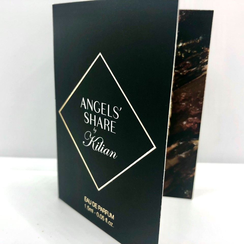 Kilian ANGELS' SHARE Eau De Parfum 1.5ml / 0.05oz OFFICIAL Sample CARD ...