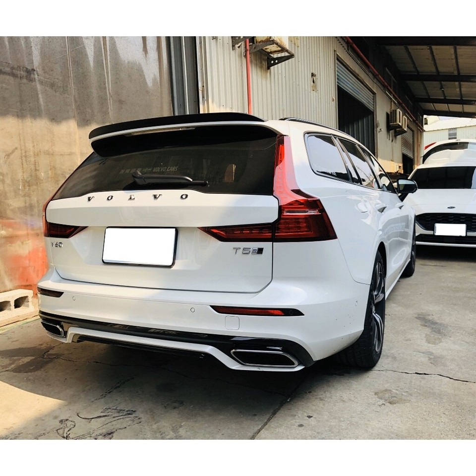 Flat Black 264G Rear Trunk Spoiler Duckbill Wing Fits 2019~2023 Volvo ...