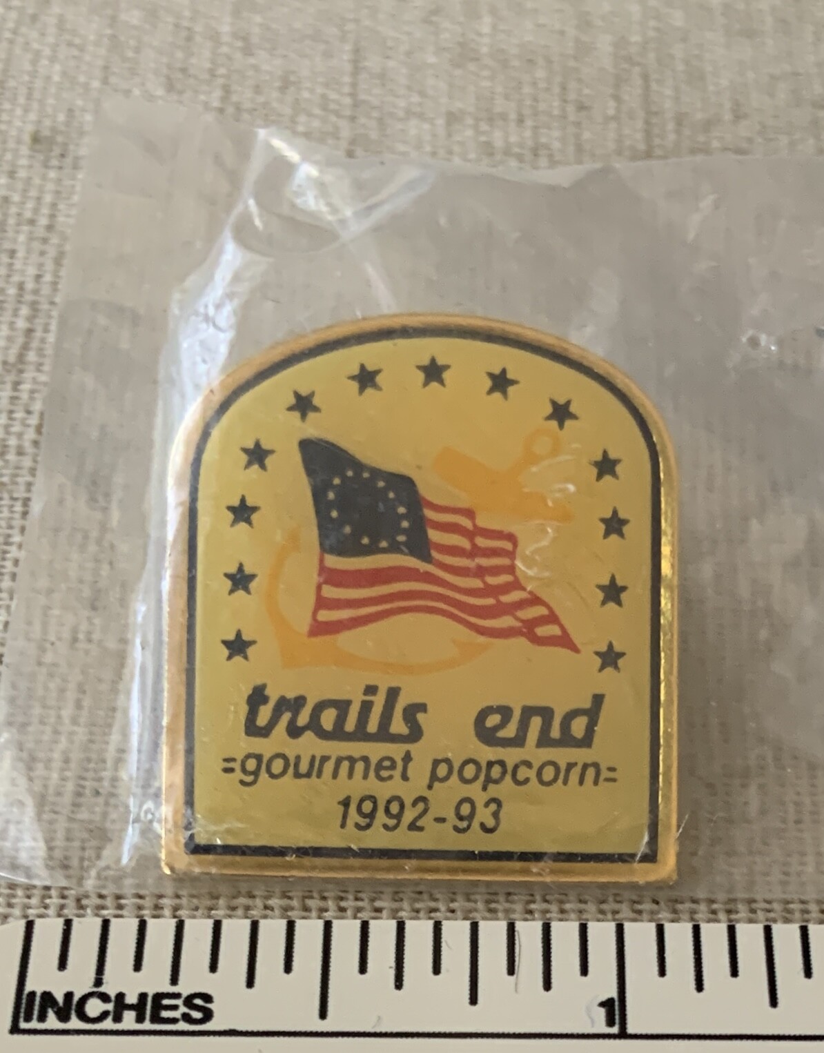 1992-93 TRAILS END POPCORN Boy Scouts of America Sales Program PIN BSA ...