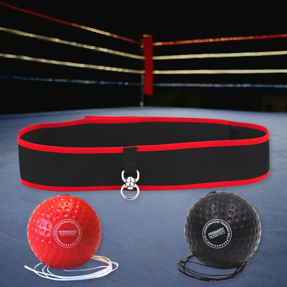 Boxing Training Ball with Headband Improve Speed Boxing Equipment (2 ...