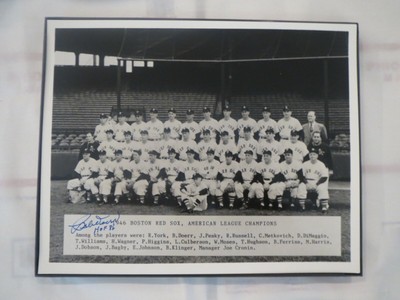 1946 Boston Red Sox / signed - Bob Doerr dec. | eBay