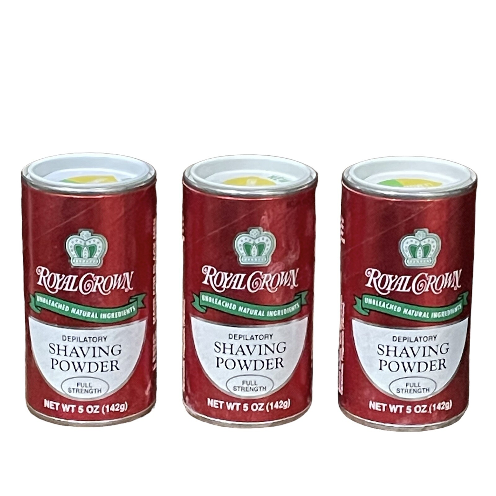 Royal Crown Depilatory Shaving Powder Lemon Lime Fragrance Lot Of 3 New ...