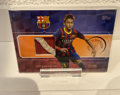 Topps - 125 Years Barcelona 24/25 - Neymar Jr. /25 - Tornetz / Goal Net ...