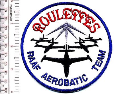 Aerobatic Australia Royal Air Force RAAF Roulettes Display Team Patch ...