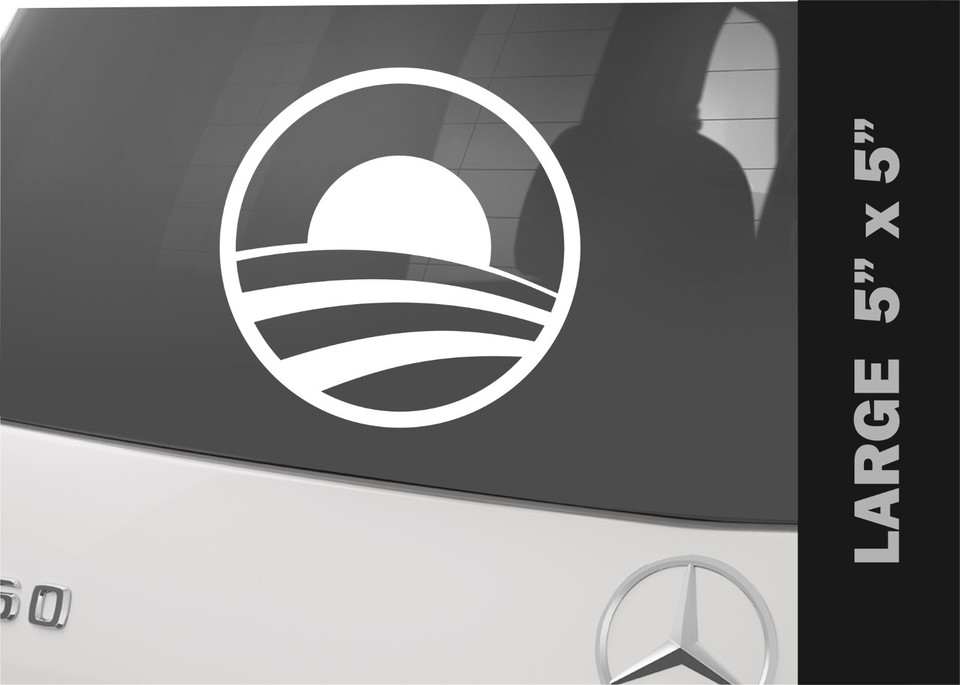 Barack Obama "O" Decal Bumper Sticker | eBay