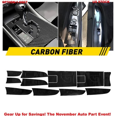 For LEXUS IS250 IS300 IS350 06-12 Carbon Fiber Gear Shift Box Overlay ...
