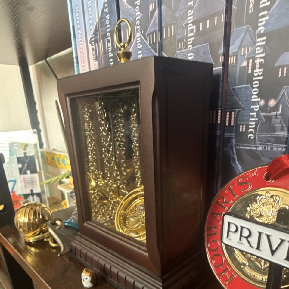 Harry Potter Time Turner Necklace Replica in Display Case Collectible ...