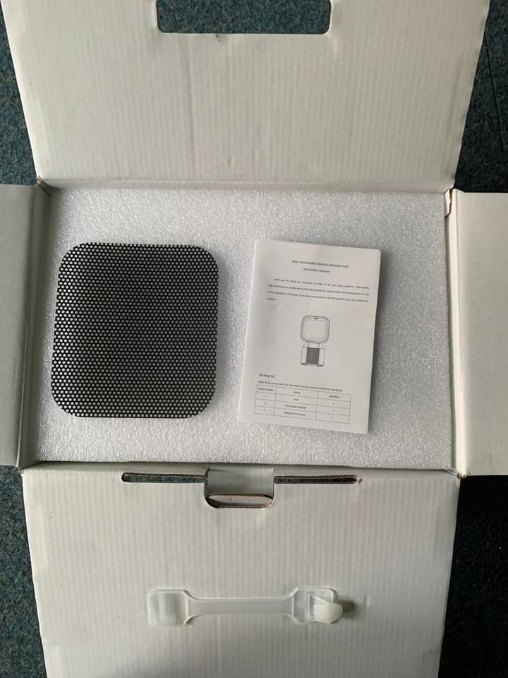 Portable Range Hood Mini Desktop Cooker Hood 3600 RPM Strong Suction ...