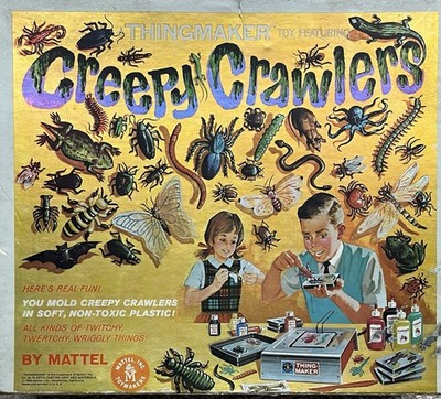 Vintage 1964 Mattel Creepy Crawlers "THINGMAKER" 2 tested Heaters ...