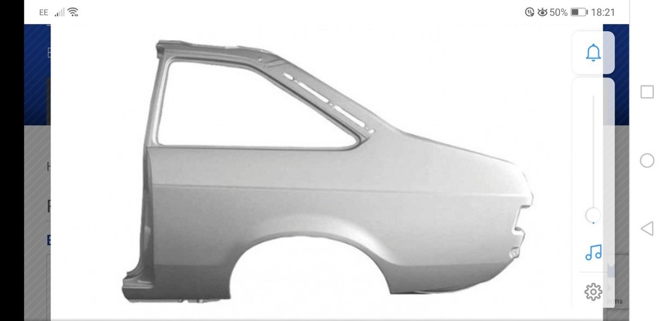 Mk2 Escort Rear 1/4 Panel Rear Quarter Panel Ford Escort Mk2 | eBay UK