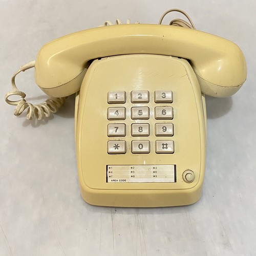 Vintage 1970’s Retro Push Button Telecom Landline Telephone, Home Phone ...