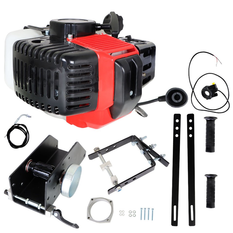 43cc 2-Stroke Bicycle Rear Friction Gasoline Engine Bike Motorized ...