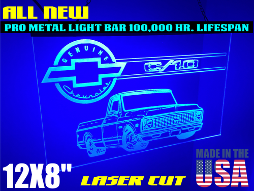 vintage chevy c10 Led Neon Light Sign / garage / man cave | eBay