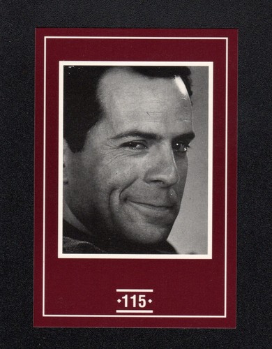 Bruce Willis Actor Singer 1991 Face To Face Game Famous Celebrity Card ...