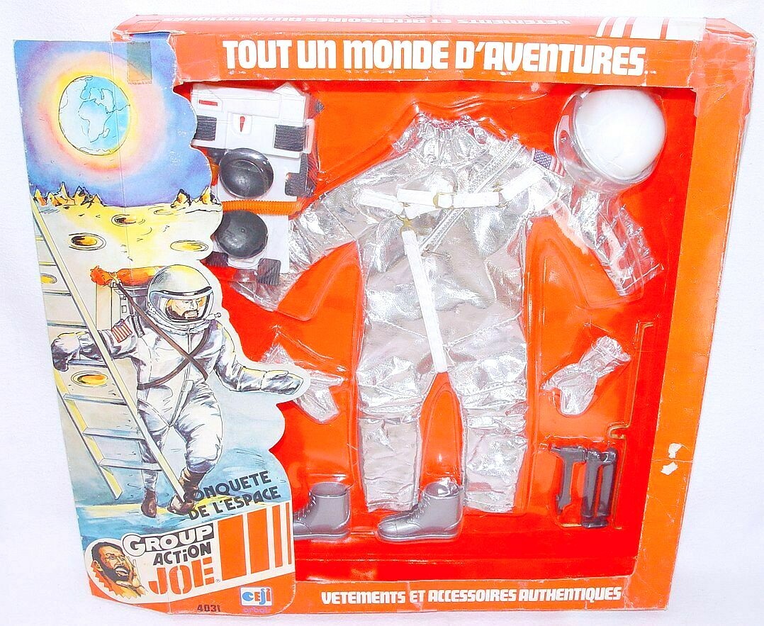 Group Action Joe Action Man GI JOE SPACE EXPLORATION ASTRONAUT Outfit ...
