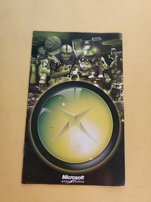 XBOX Game Studios Insert XBOX Instruction Manual Only | eBay