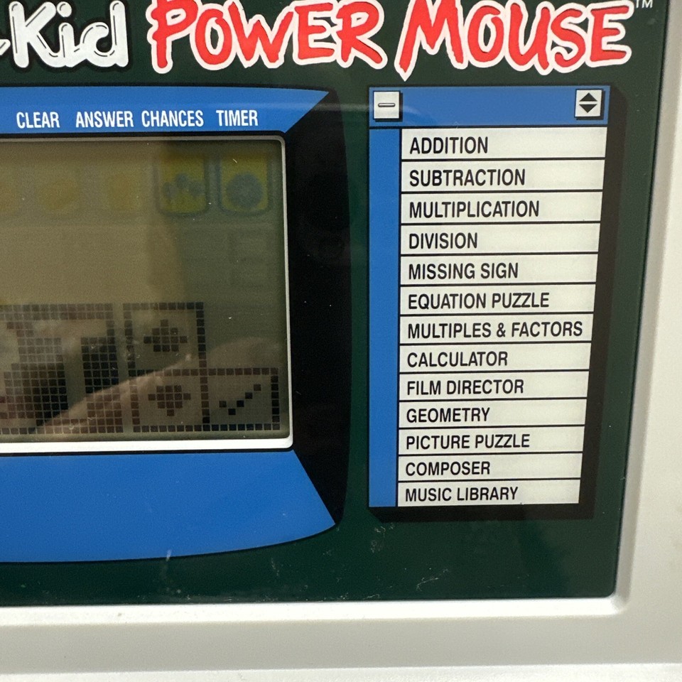 VTech Talking Whiz Kid Power Deluxe Learning Laptop No Mouse Rare Find ...