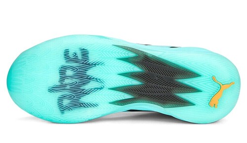 NEW PUMA MELO MB.02 ELEKTRO AQUA HONEYCOMB CHARLOTTE HORNETS BASKETBALL ...