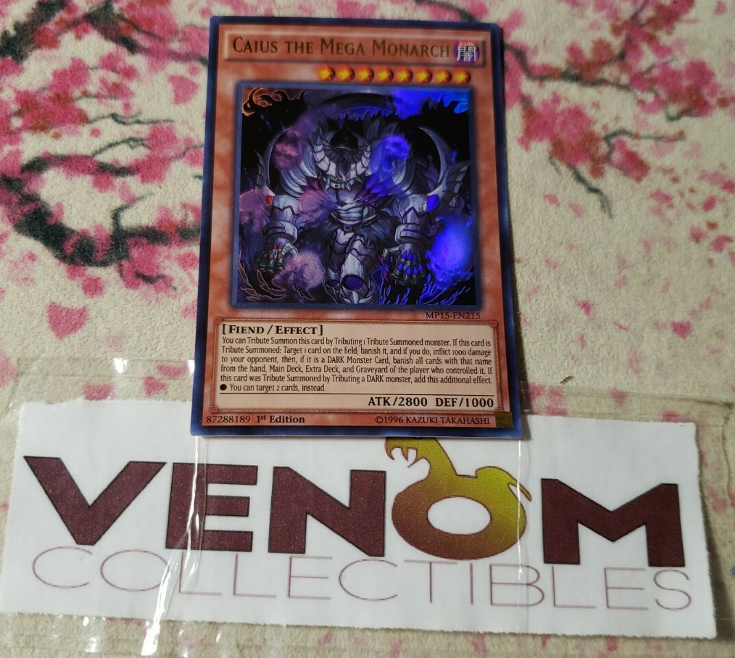 1x (M/NM) - Caius the Mega Monarch - MP15-EN215 - Ultra Rare 1st ...