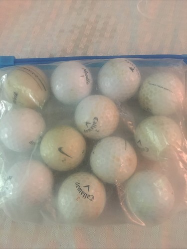 12 Used Golf Balls Callaway, Nike, Top Flite | eBay