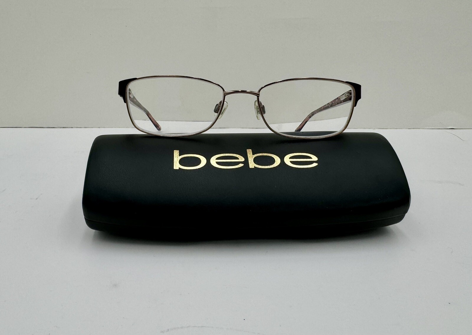 bebe Eyeglasses Frames BB5144 770 Rose Gold 51-17-135 With Case | eBay