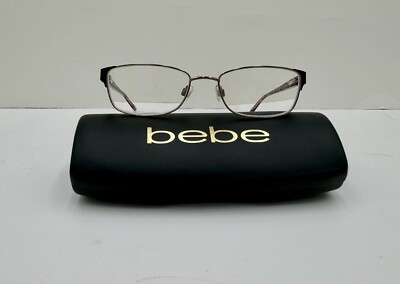 bebe Eyeglasses Frames BB5144 770 Rose Gold 51-17-135 With Case | eBay