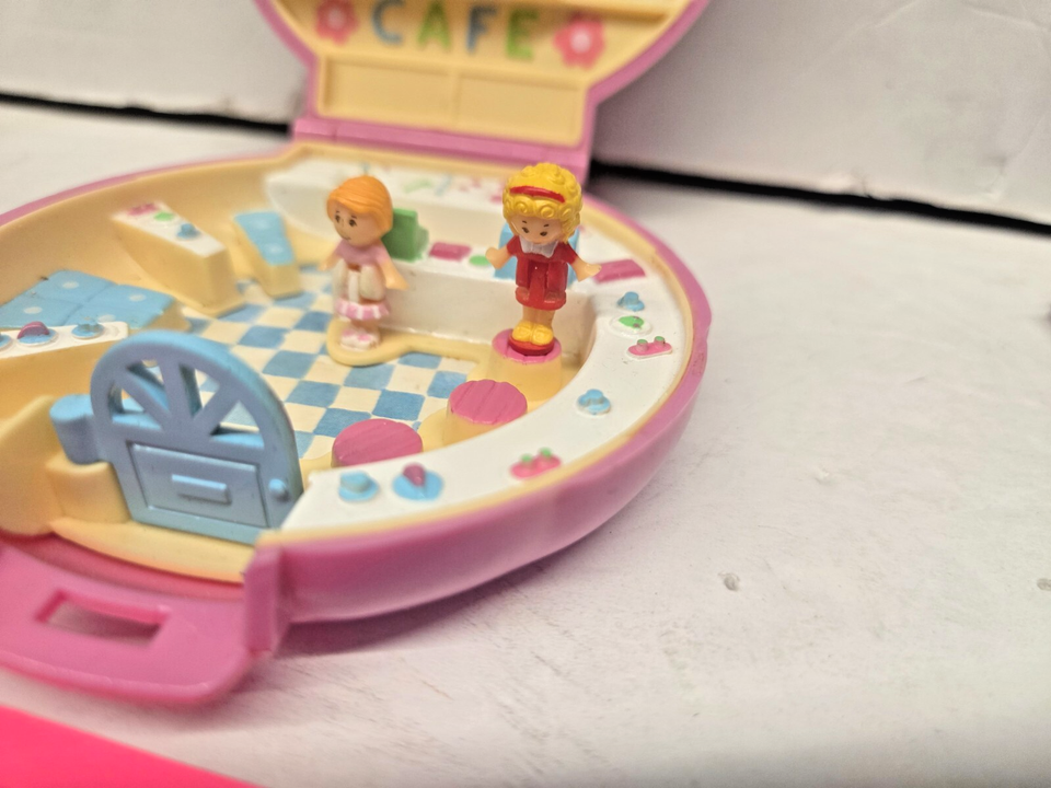 Vintage 1989 Polly Pocket Complete Polly's Cafe Compact w/Polly ...