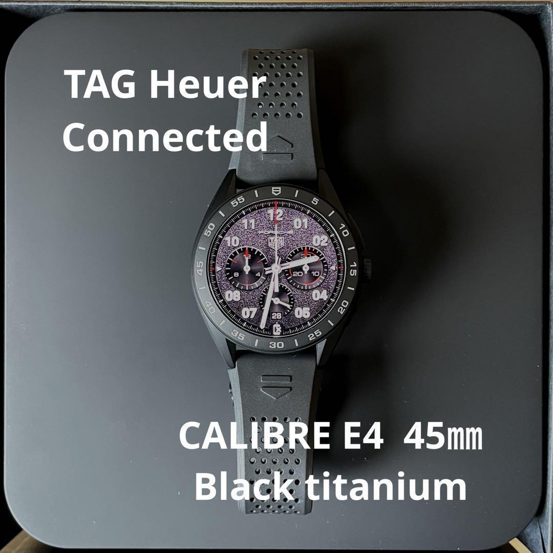 TAG Heuer Connected Calibre E4 Black Titanium Model Quartz TAG Heuer Connected Calibre E4 Black Titanium Model Quartz