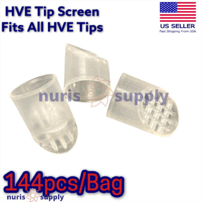 Dental High Volume Evacuator Tips HVE Tip Screen Fits all HVE Tips ...