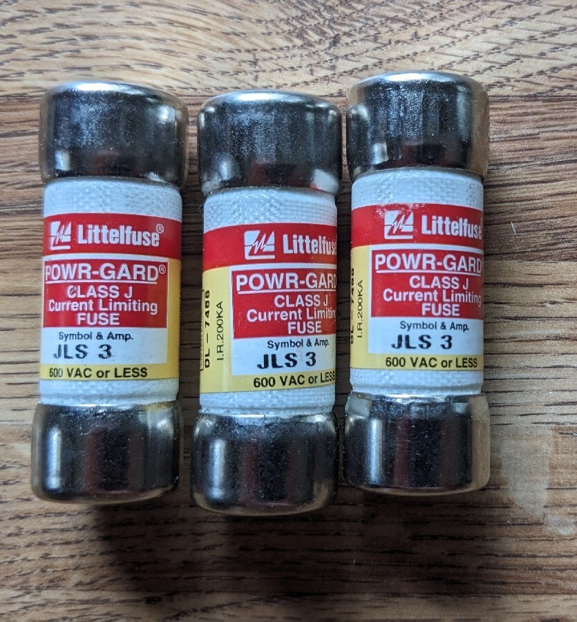 Littelfuse Class JLS 3 Amp Class J 600 VAC Limiting Fuse | eBay