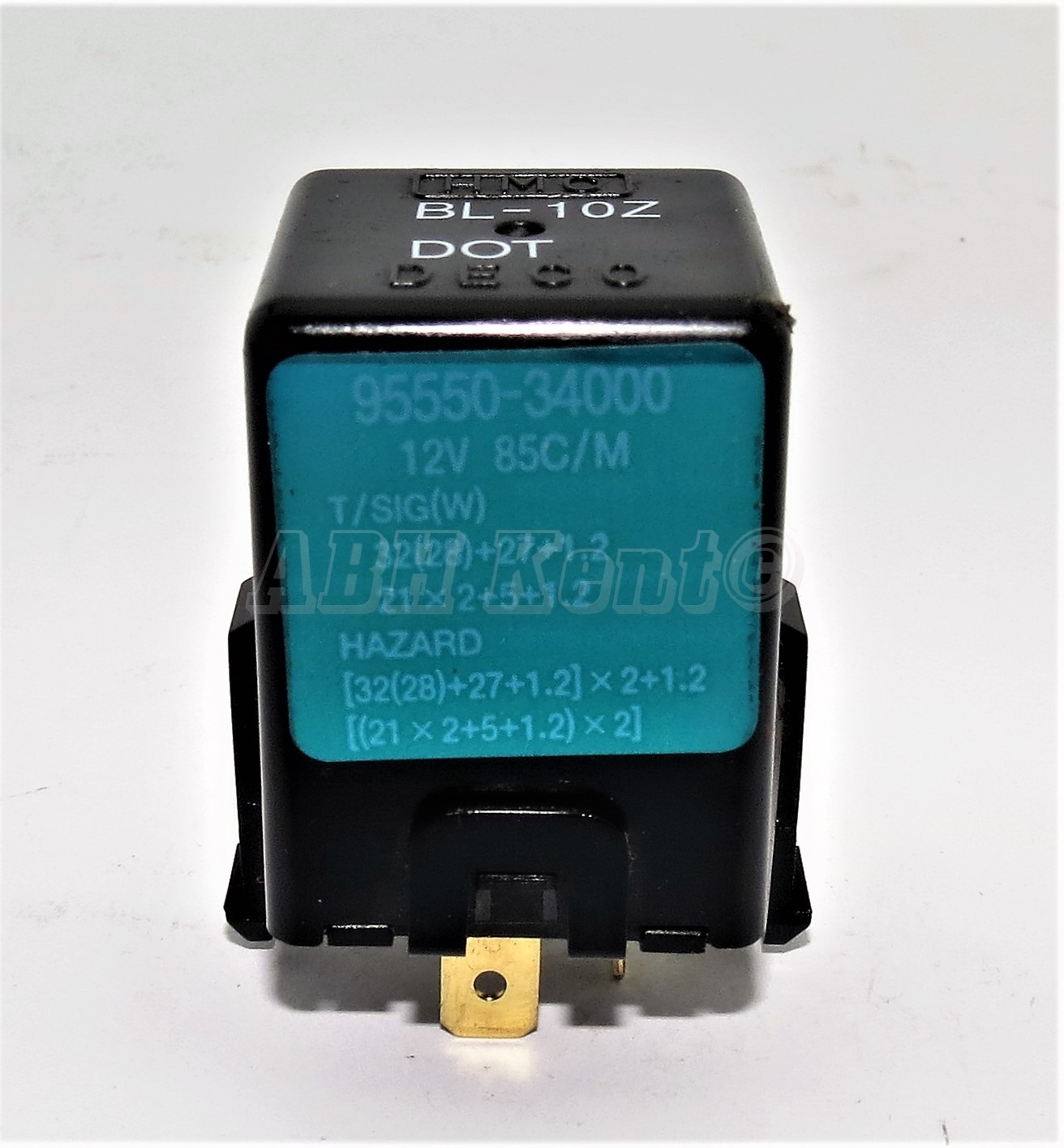 653-Kia Hyundai (90-15) 3-Pin Turn Signal (Flasher) Relay 95550-34000 ...
