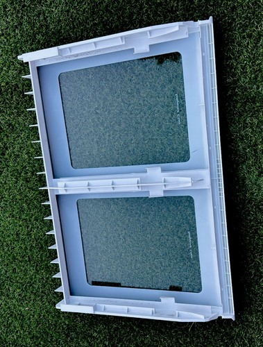 GE Ref. Crisper Cover Frame & Glass WR32X10537 WR32X10540 From M ...